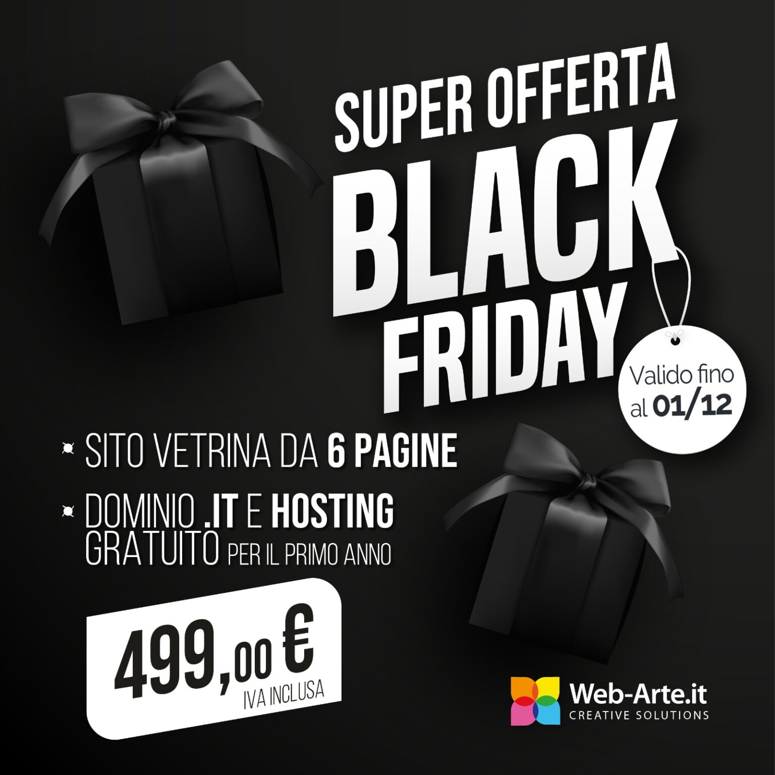 Offerta BlackFriday - Web-Arte.it